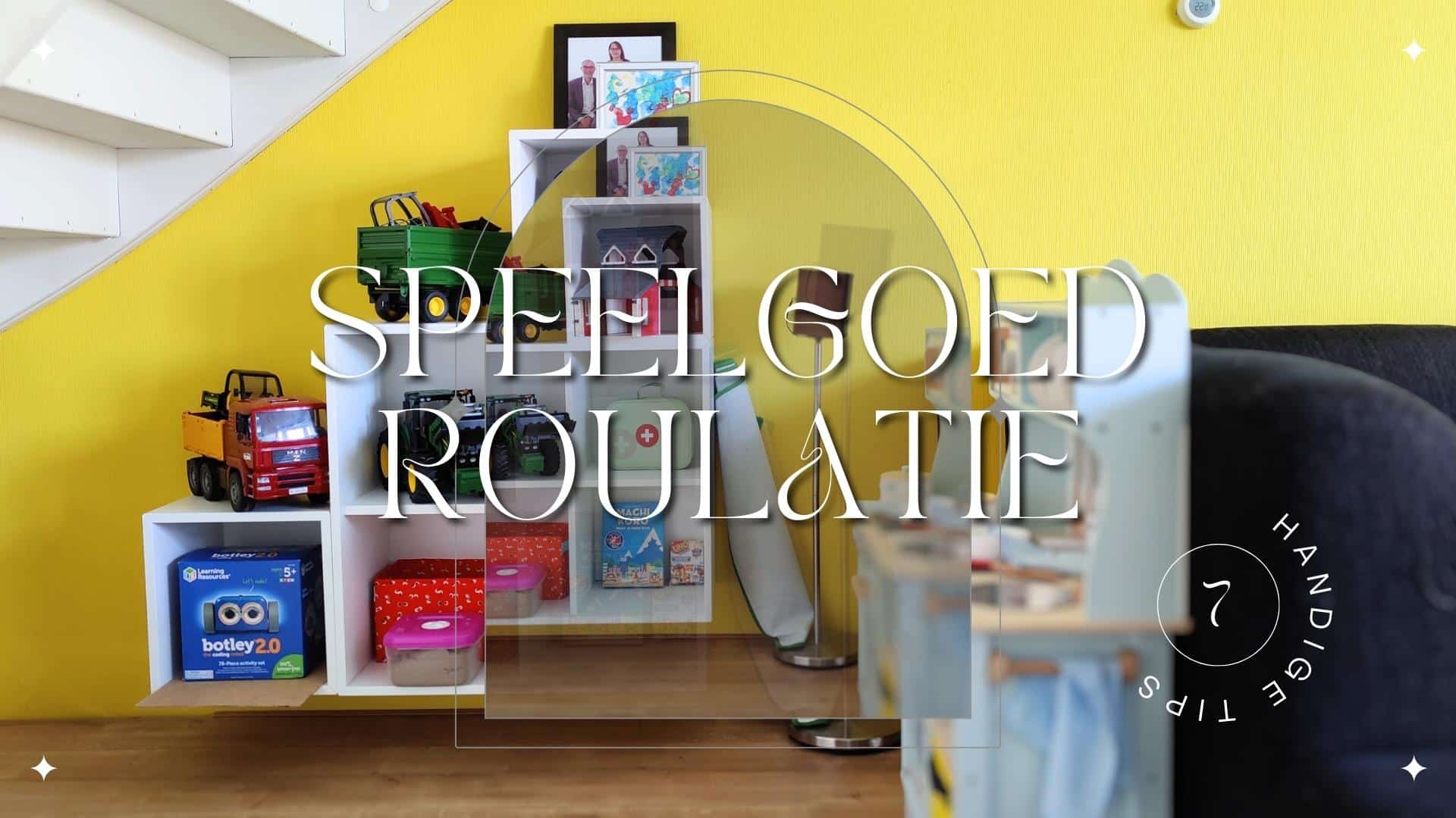 Simpel speelgoed rotatie systeem: Montessori ideeën